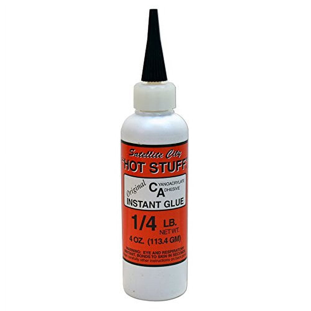 Hot Stuff Original 4 Oz. Clear Instant Glue Multi-Colored - Walmart.com