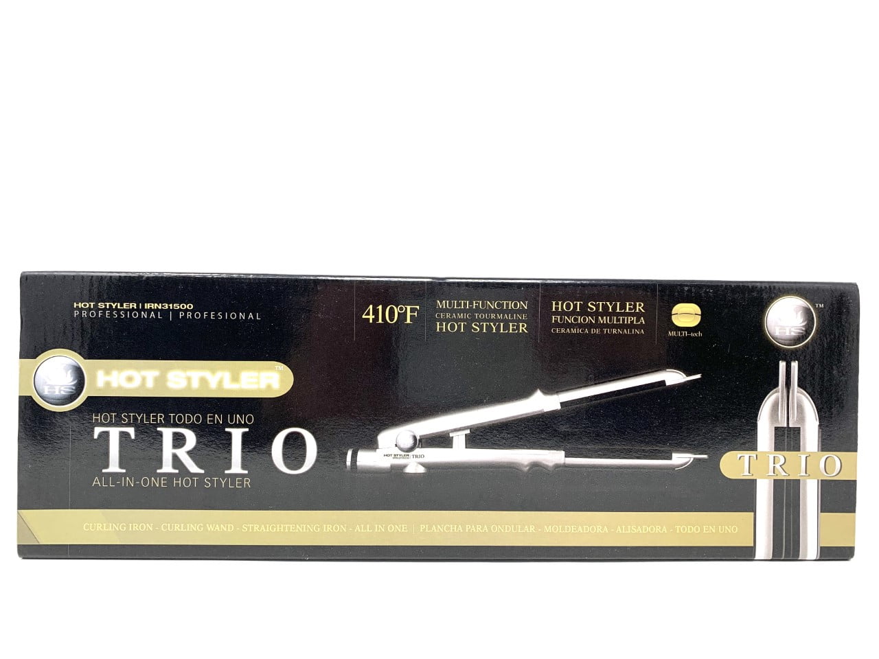Hot Styler Hot Styler Trio All-in-one Styling Iron - Walmart.com