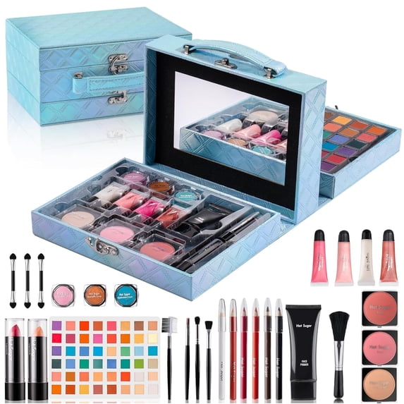 Hot Sugar Makeup Kit for Preteen Girls 10-12, Birthday Christmas Makeup ...
