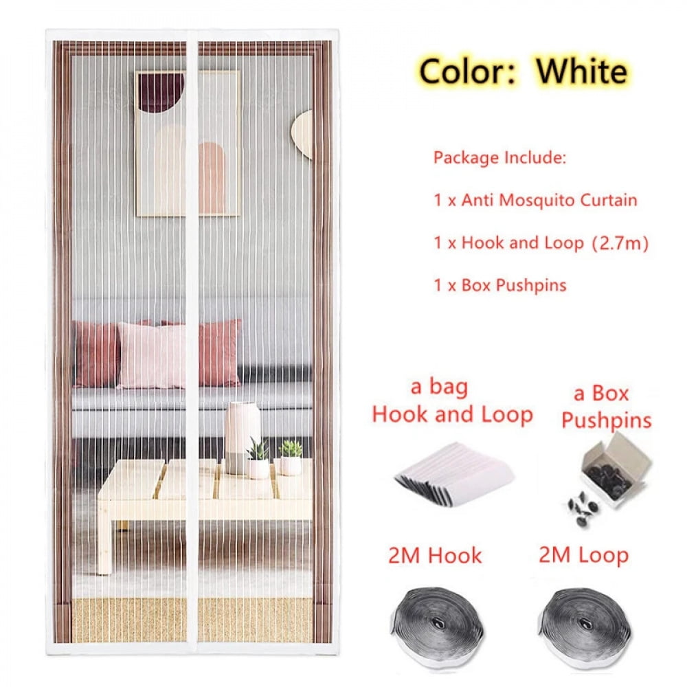 Hot Summer Anti Mosquito Insect Fly Bug Curtains Magnetic Net Mesh ...