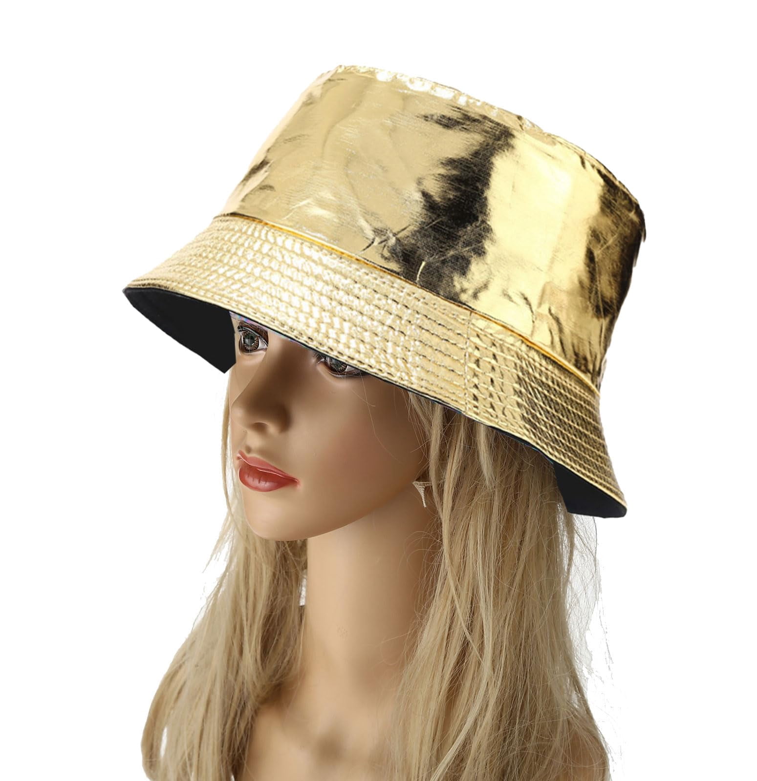 Hot Summer Bucket Rain Hat - Trendy Waterproof Sun Hat for Beach, Golf ...