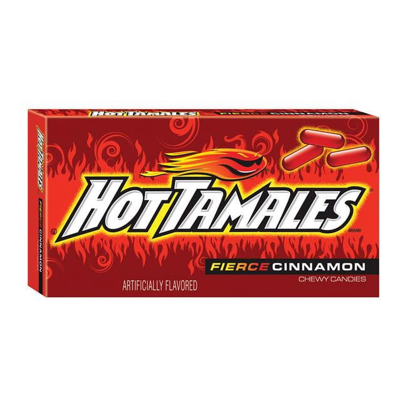 Hot Tamales Fierce Cinnamon Chewy Candy, 5 ounce Theater Box, 1 count - Walmart.com