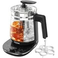Hot Tea Maker Glass Electric Kettle with Tea Infuser and Temperature ...