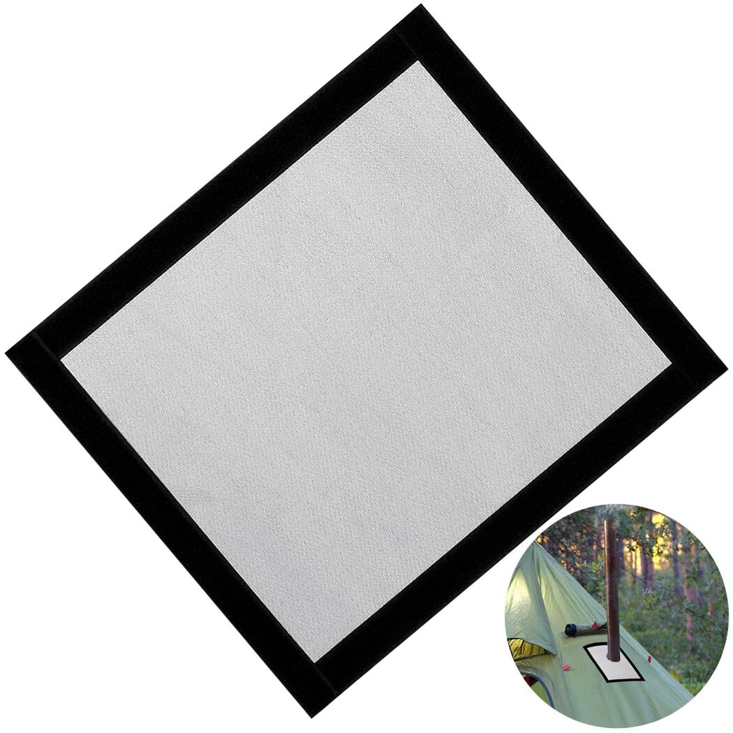 Hot Tent Stove Jack, Flame Retardant Hot Tent Chimney Jack Mat with ...