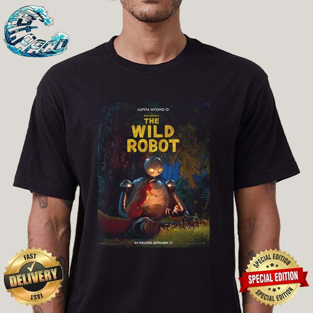 Hot The Wild Robot Releasing In Theaters On September 27 T-Shirt ...