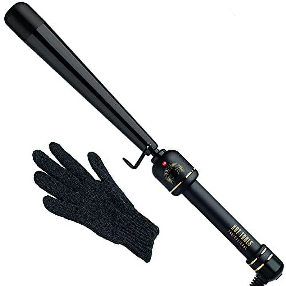 Hot Tools Black Gold Reversed Tapered Curling Wand | Creates Tousled ...