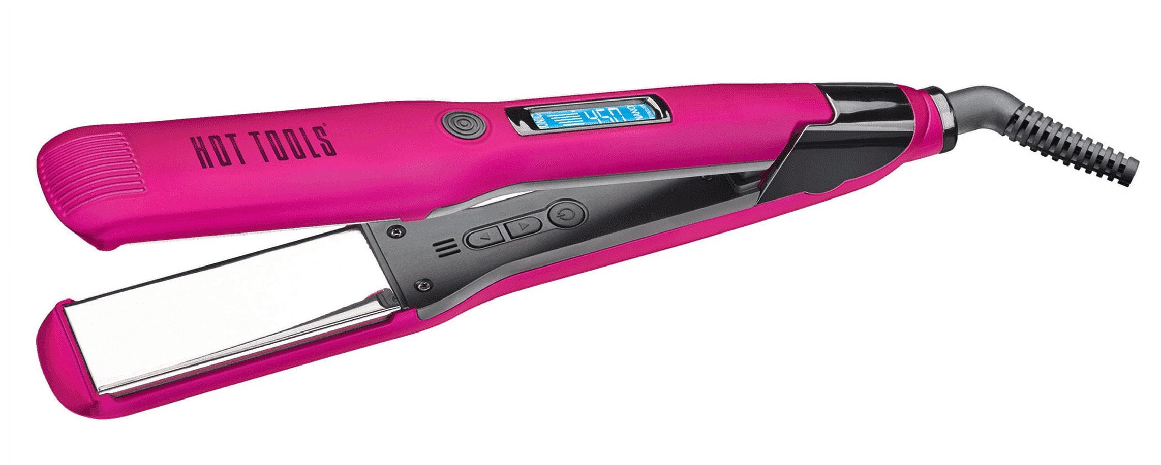 Hot Tools Professional Digital LCD Display and Curved Side Plates 1.5 ...