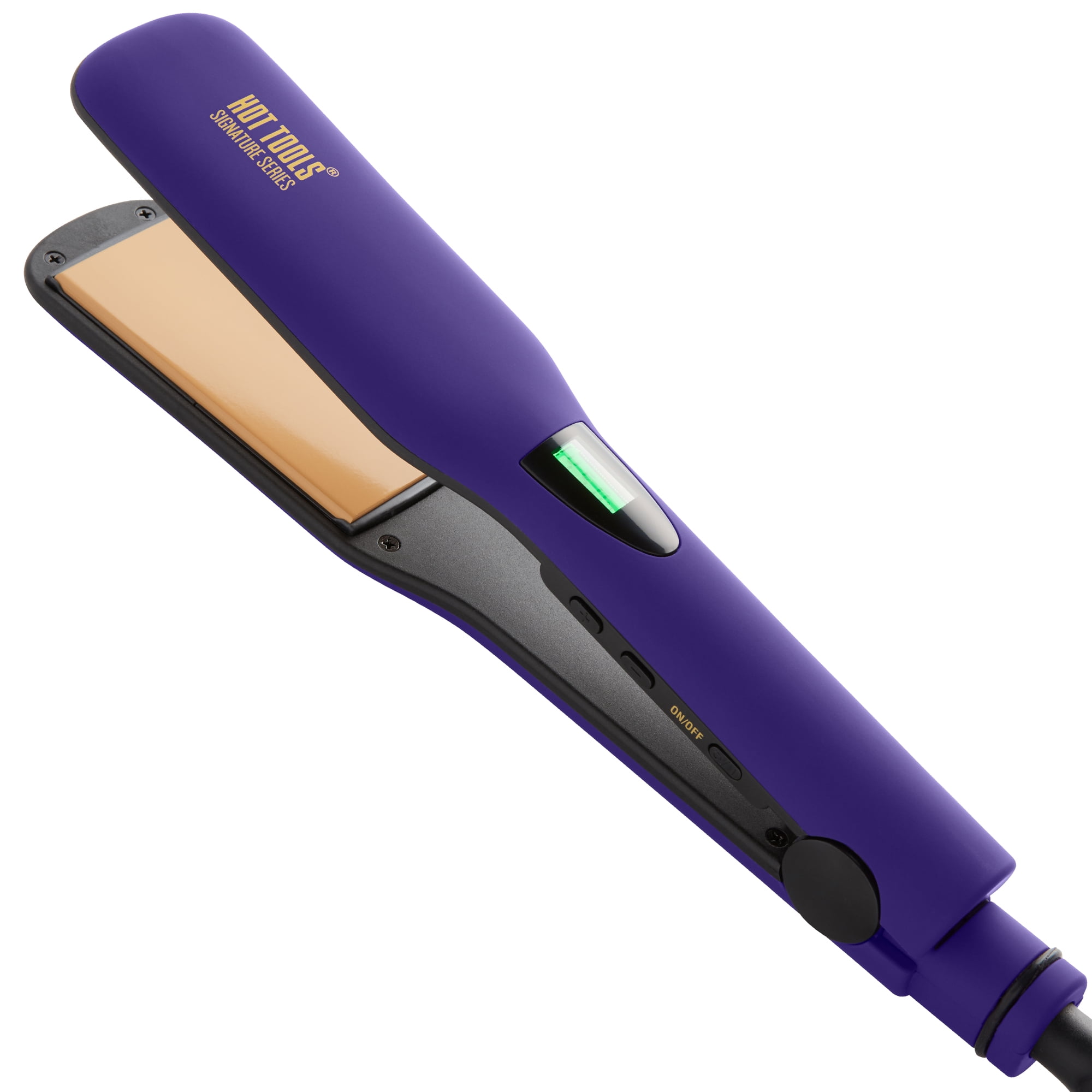 Hot Tools Signature Series Ceramic Digital Flat Iron, 1.5", Purple ...