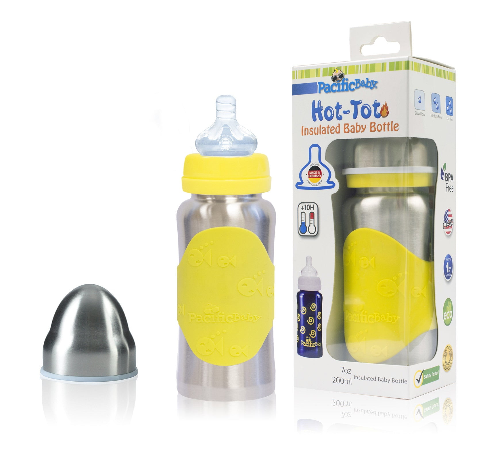 Hot-Tot 7-oz Insulated Baby Bottle - Walmart.com