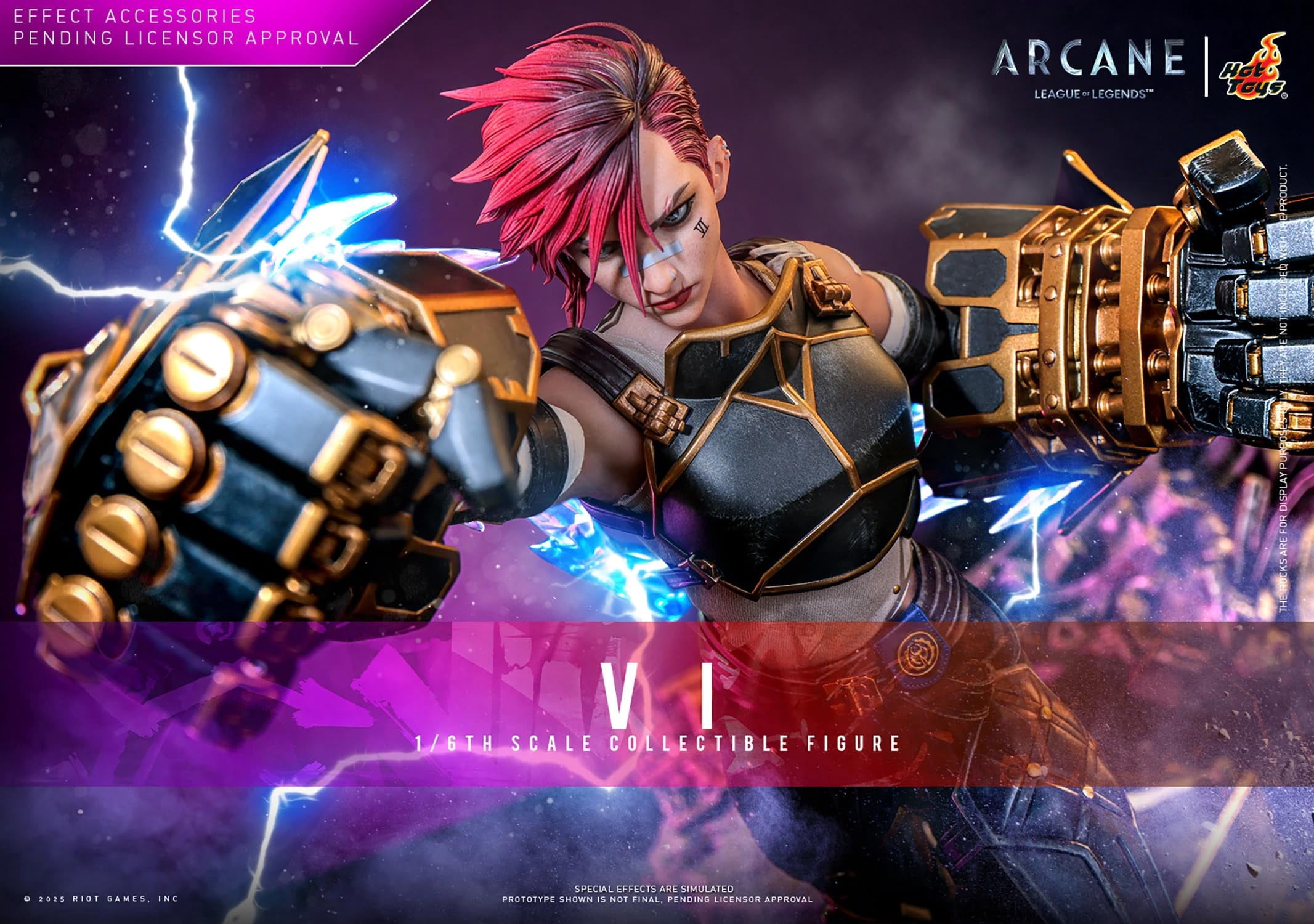 Hot Toys Sideshow 1/6 Scale League of Legends Arcane VI 914057 TMS138 ...