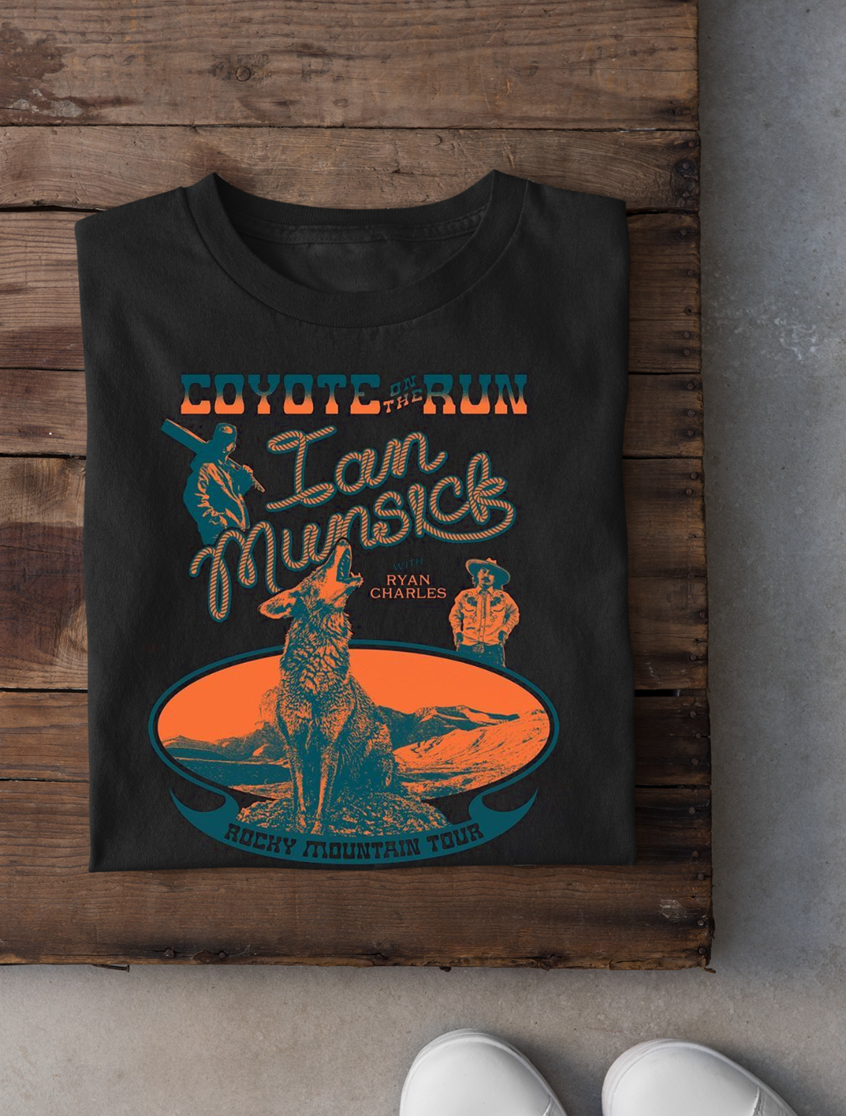 Hot Trend Ian Munsick Concert 2024 Black Cotton All Size Shirt Gift For ...