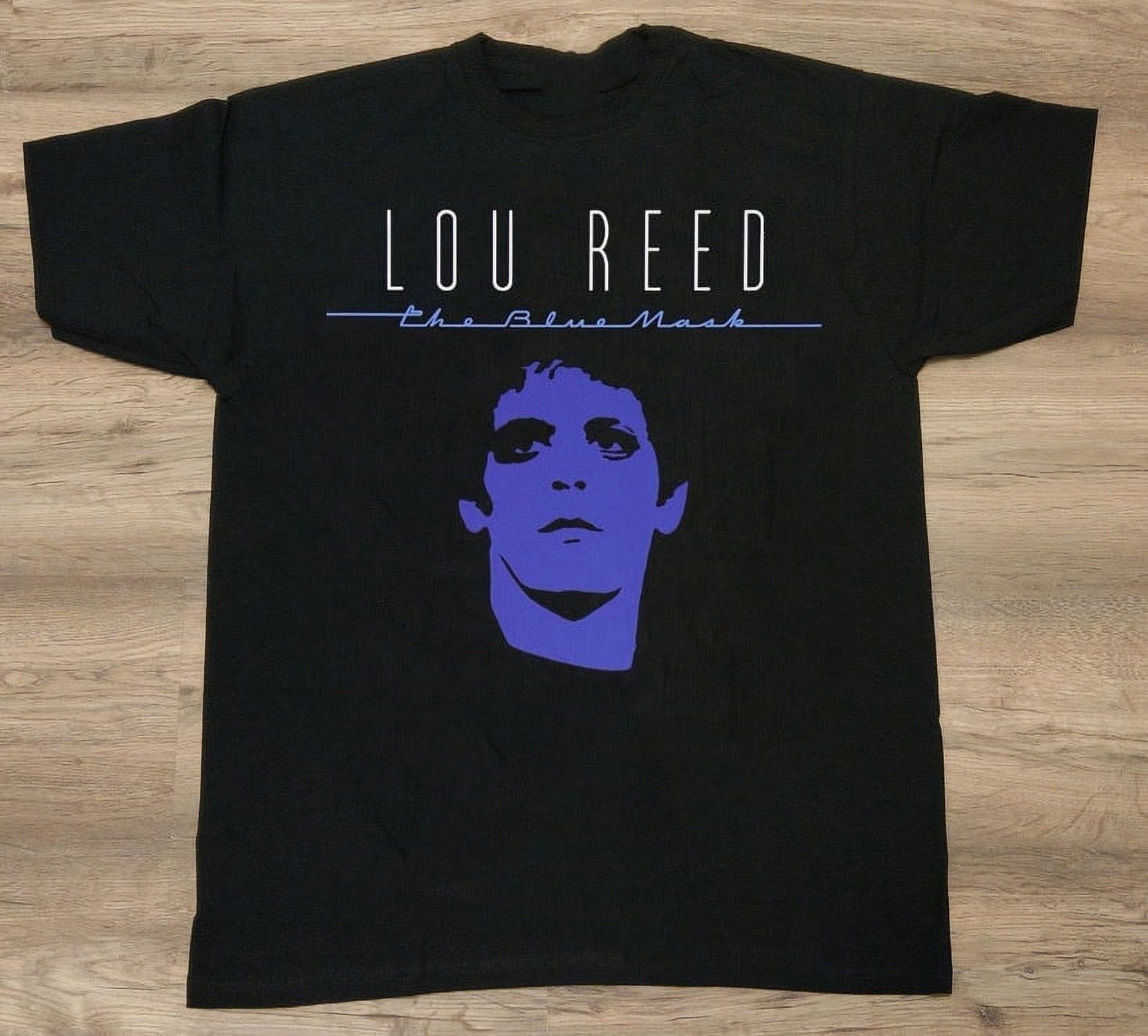 Hot Trend Lou Reed The Blue Mask Black Cotton Full Size Shirt PP660 ...