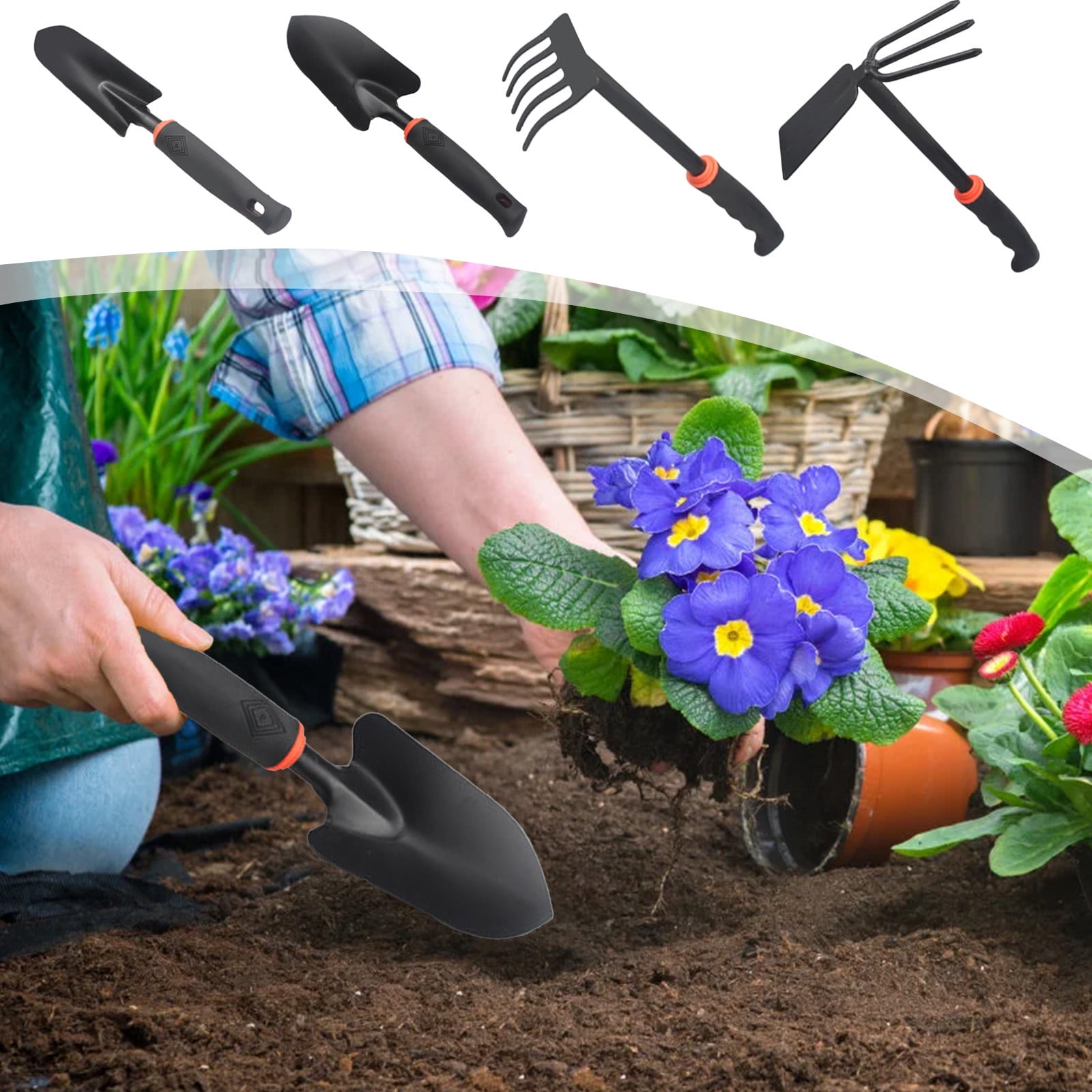Hot Trend Now, Gardening Tool, Multi-Function Shovel Hoe Rake, Steel ...