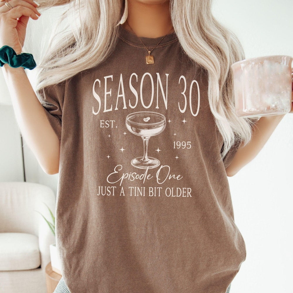 Hot Trending With 30Th Birthday Shirt Just A Tini Bit Older 30Th ...