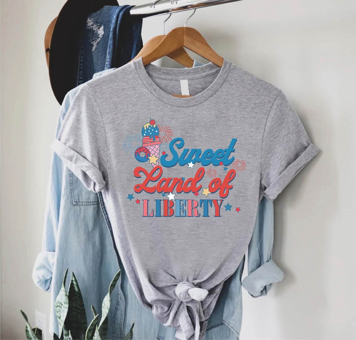 Hot Trending 4Th Of July Shirt, Sweet Land Of Liberty T-Shirt, America ...