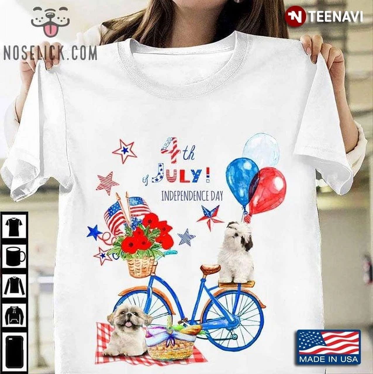 Hot Trending 4Th Of July Independence Day Shih Tzu Dogs Balloon And ...