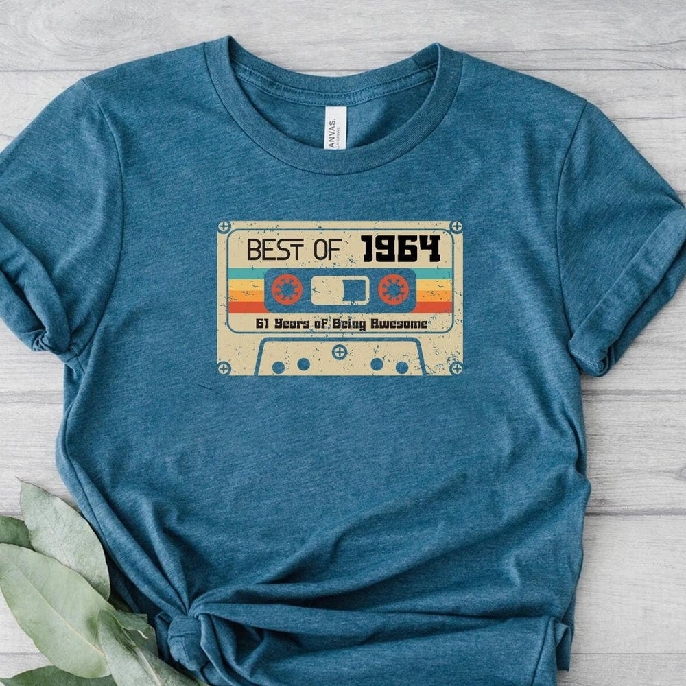 Hot Trending With 61St Birthday Shirt, Vintage 1964 Shirt, Best Of 1964 ...