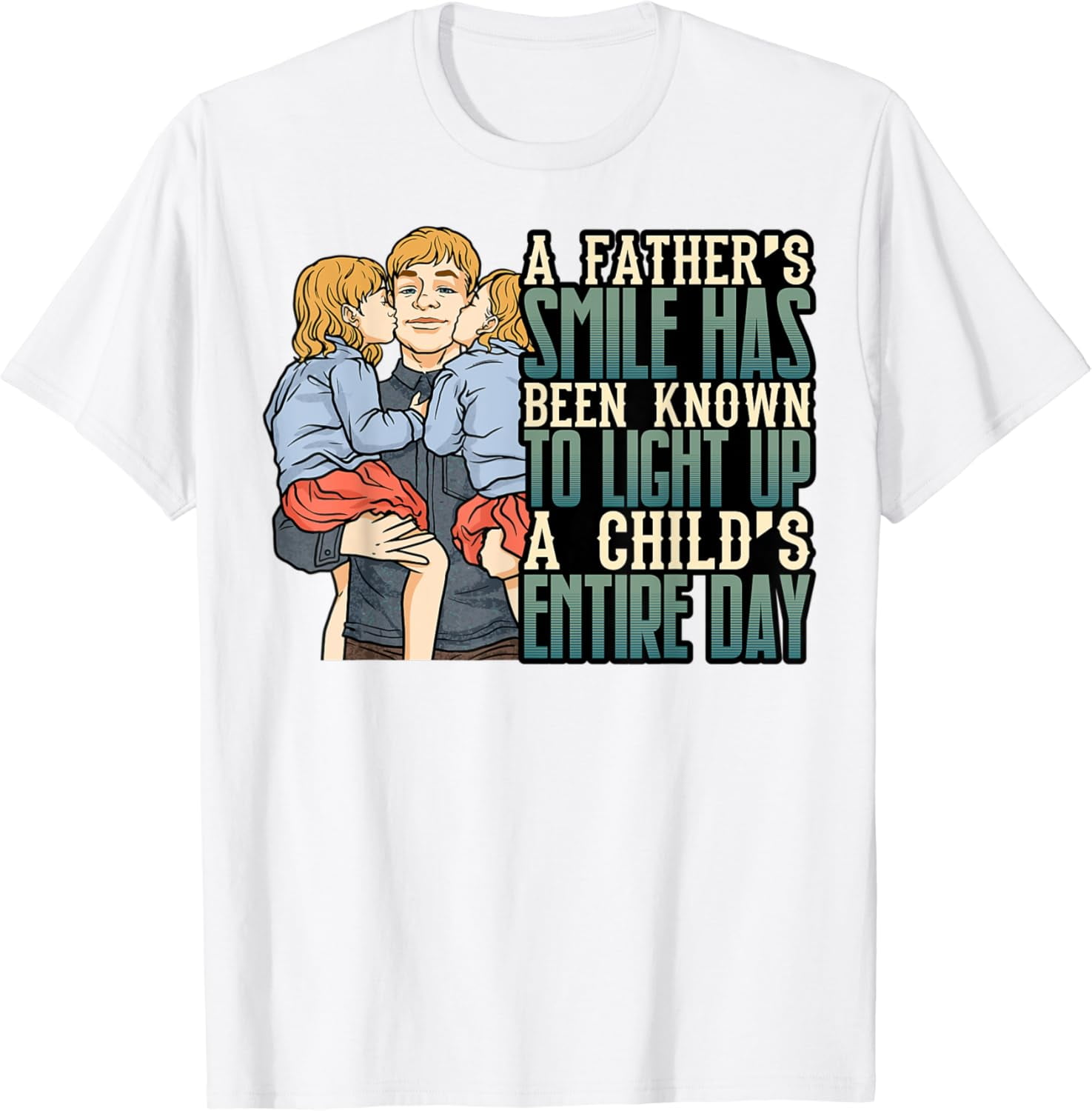 Hot Trending A Father'S Smile Father Son Daughter Daddy Boy Girls Kiss ...