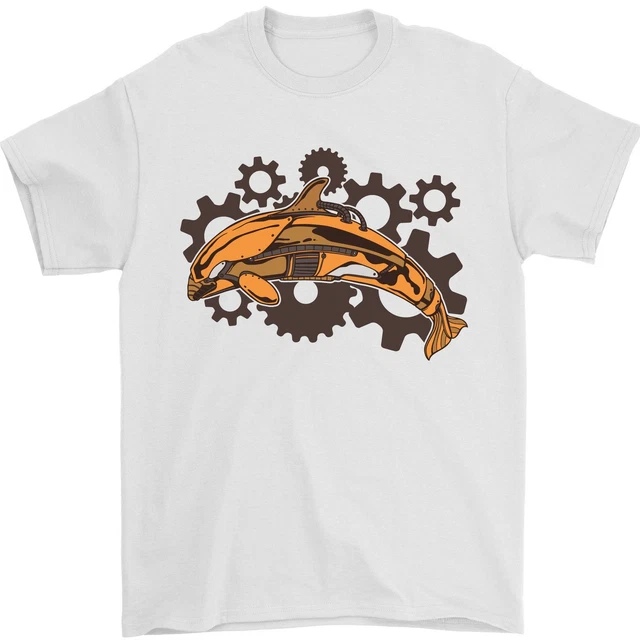 Hot Trending A Steampunk Dolphin T-Shirt Design Preview Only - Walmart.com