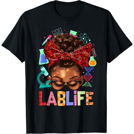 Hot Trending Afro Messy Bun Laboratory Life Lab Week 2024 Lab ...