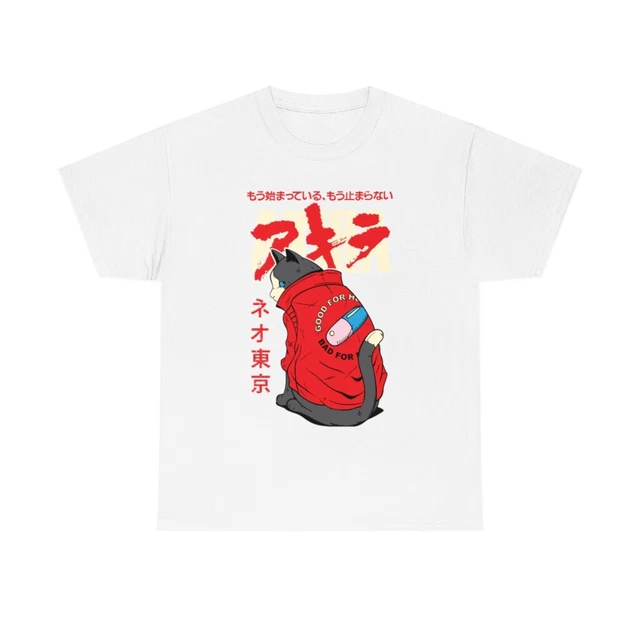 Hot Trending Akira cat new T-Shirt, 1988 Japanese Anime Film,Akira Good ...