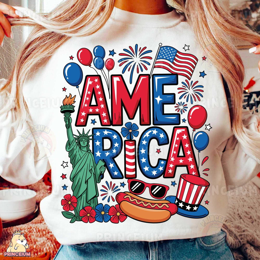 Hot Trending America Patriotic, 4Th Of July, Usa Flag Fireworks ...