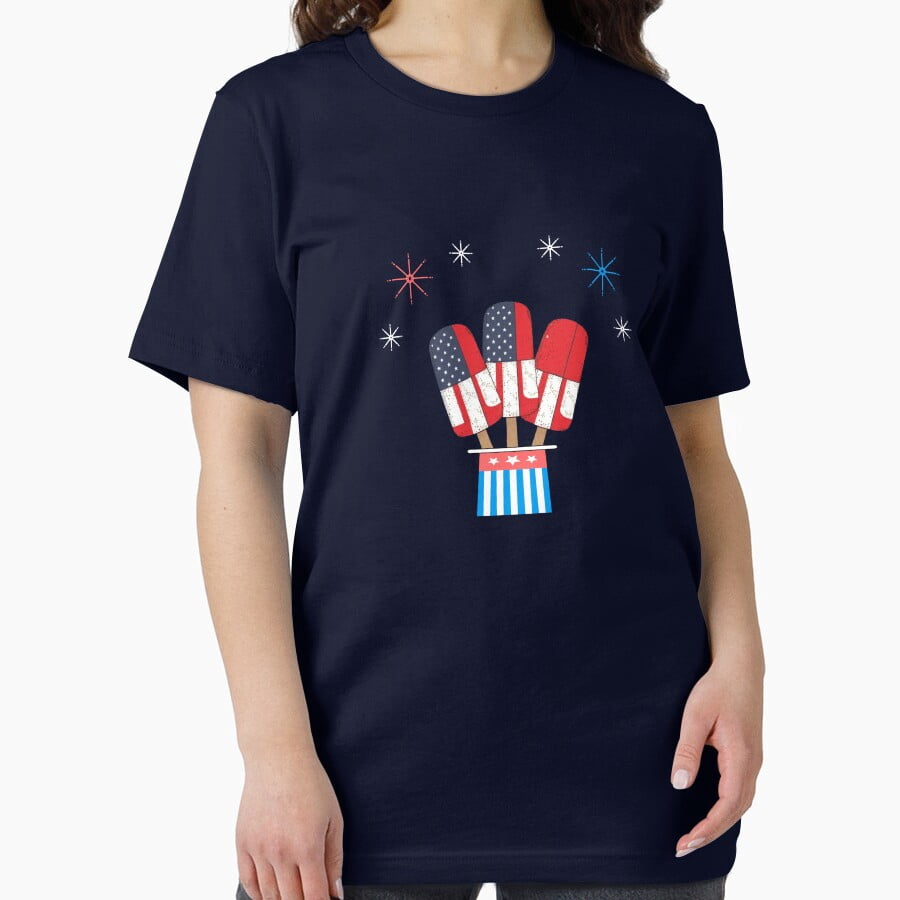 Hot Trending American Flag Popsicle 4Th Of July T-Shirt, Gift For ...