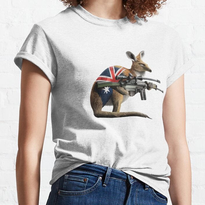 Hot Trending Australian Army Digger Classic T-Shirt Vintage Birthday ...