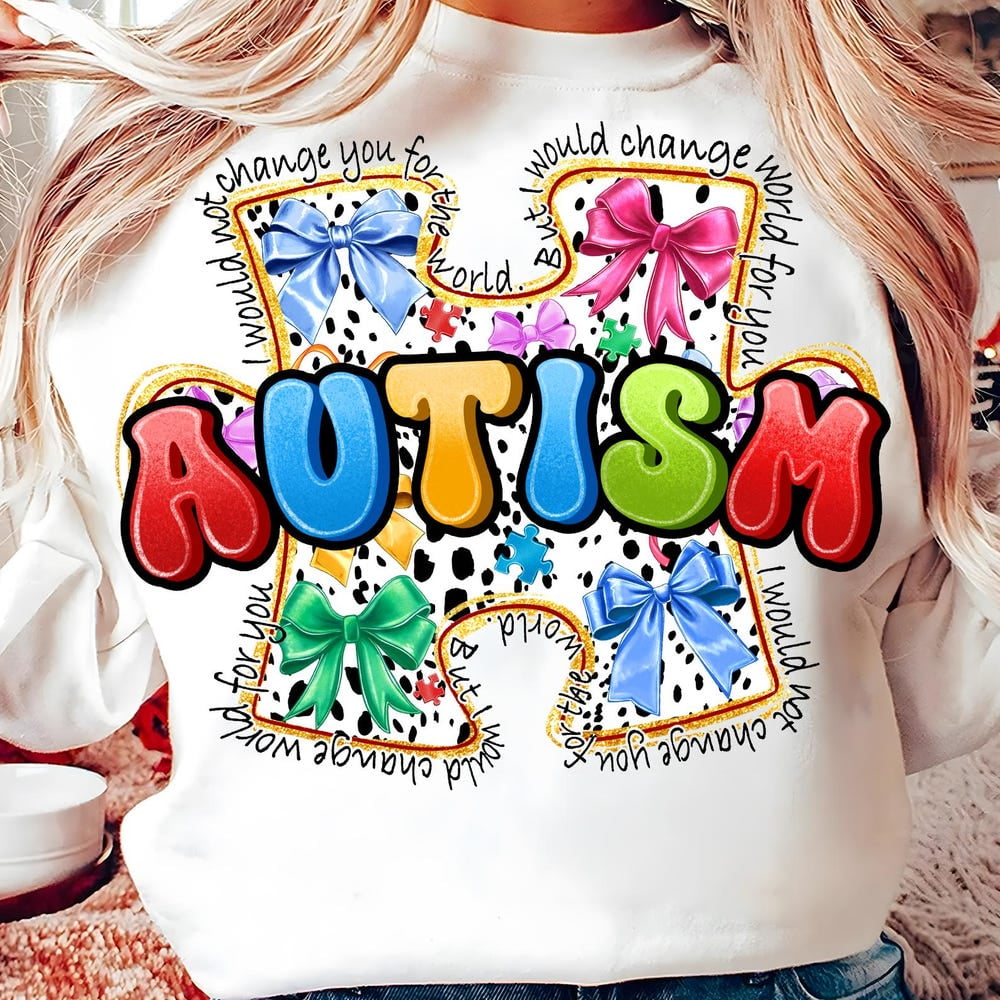Hot Trending Autism Awareness Coquette, Retro Autism Bow, Autism Mama ...