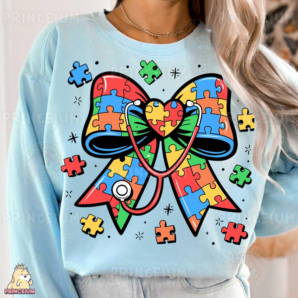 Hot Trending Autism Awareness, Puzzle Ribbon, Nurse Stethoscope ...