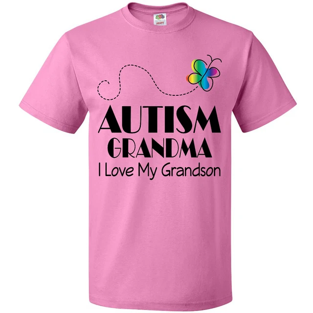 Hot Trending Autism Grandma T-Shirt Grandson Autistic Spectrum Pdd Pdd-Nos Asd I My S-5Xl ...