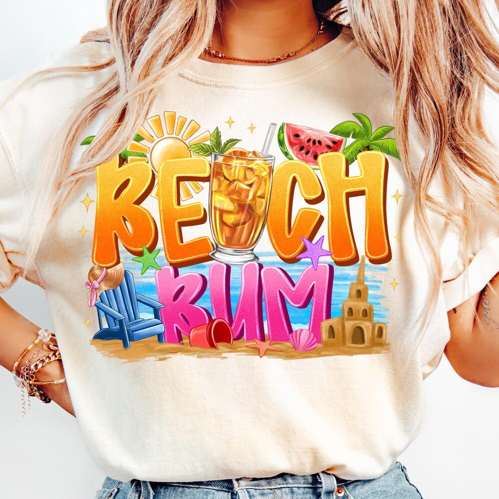 Hot Trending Beach Bum, Summer, Beach Life, Tropical Vacation Design ...