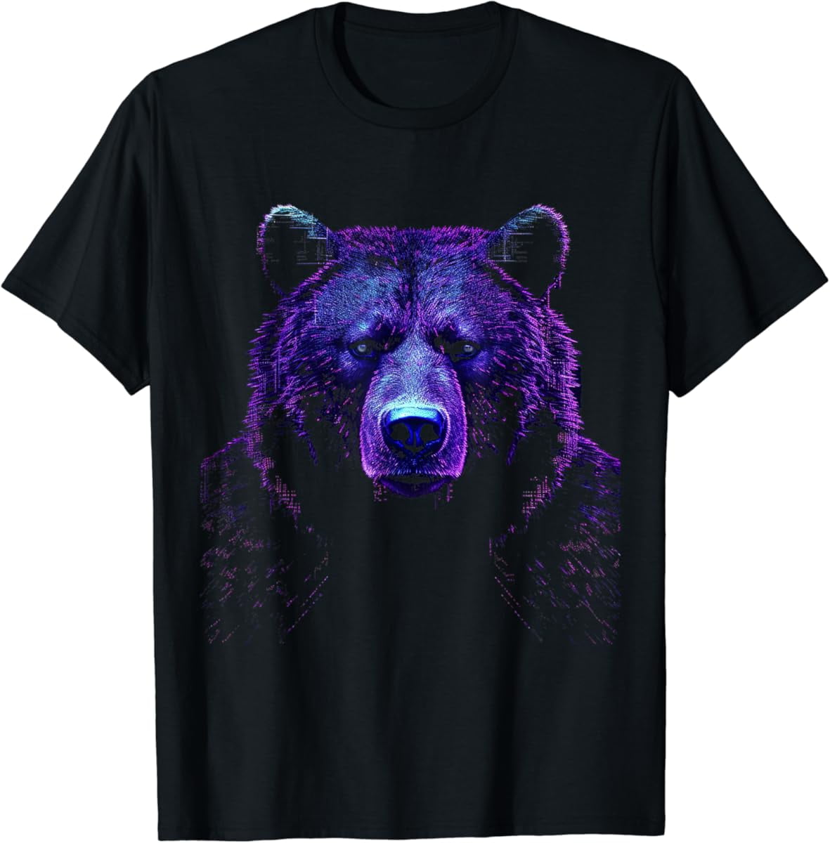 Hot Trending Bear Animal Pixel Art Graphic Illustration Motif Bear T ...