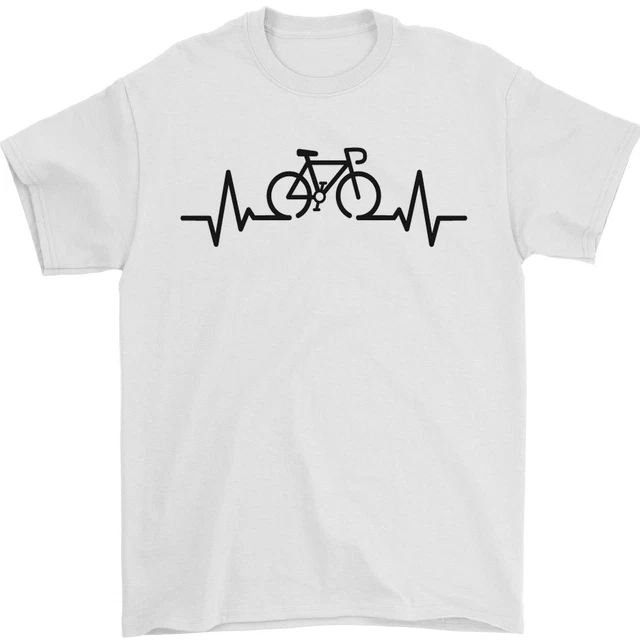 Hot Trending Bicycle Pulse Cycling Cyclist Road Bike T-Shirt Design ...