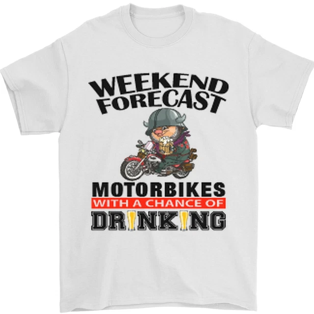 Hot Trending Biker Weekend Forecast Motorbikes T-Shirt Design Preview ...