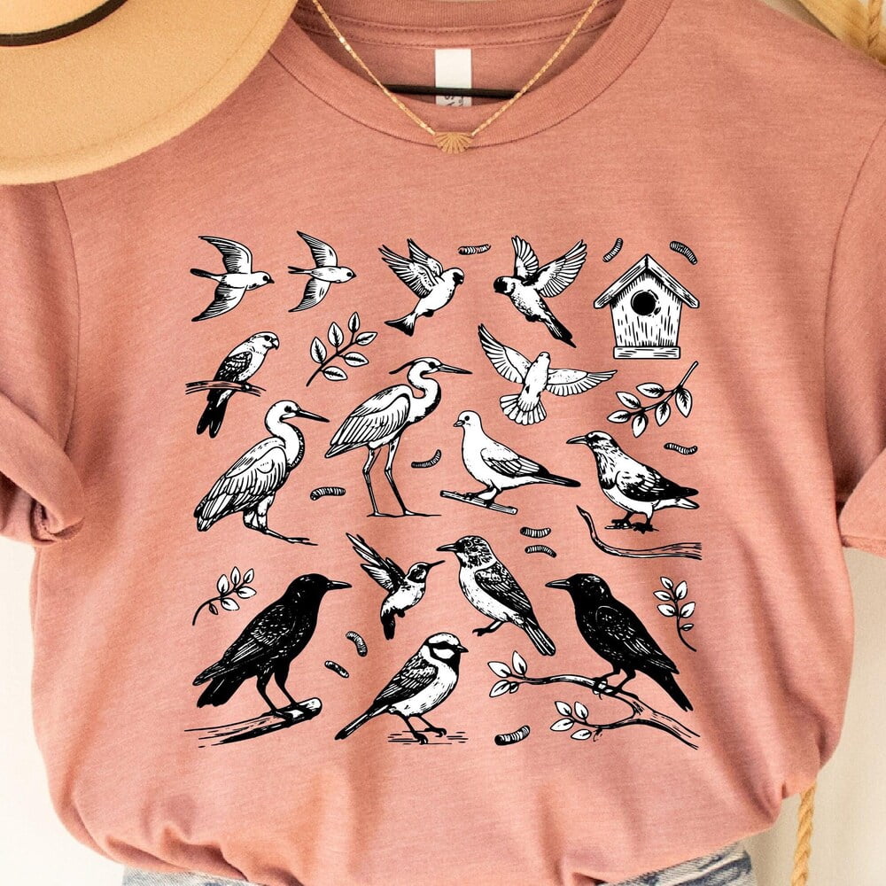 Hot Trending Birdwatching Lover Retro Birds Nature Cottagecore Gift For ...
