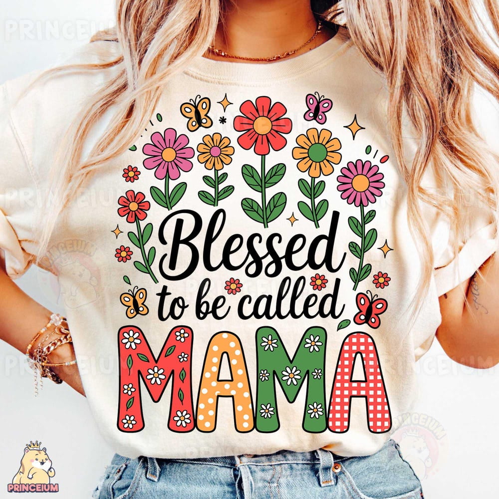 Hot Trending Blessed To Be Called Mama, Floral, Mother'S Day, Butterfly ...