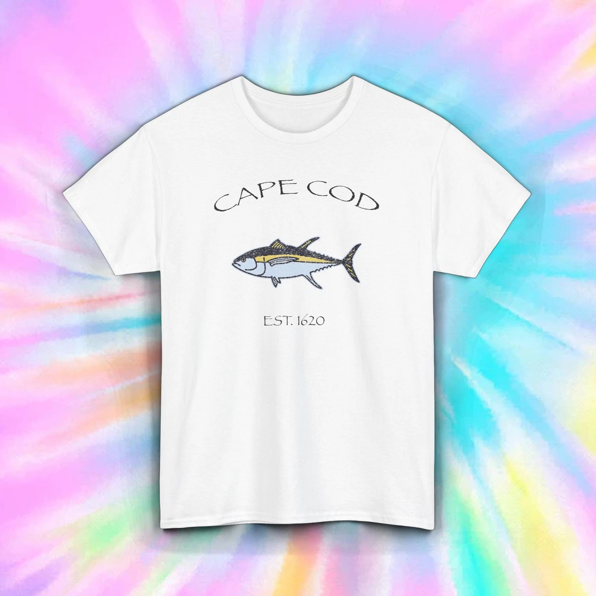 Hot Trending Cape Cod Shirt Fish Tuna Fish Ocean Beach Vacation Tourist ...