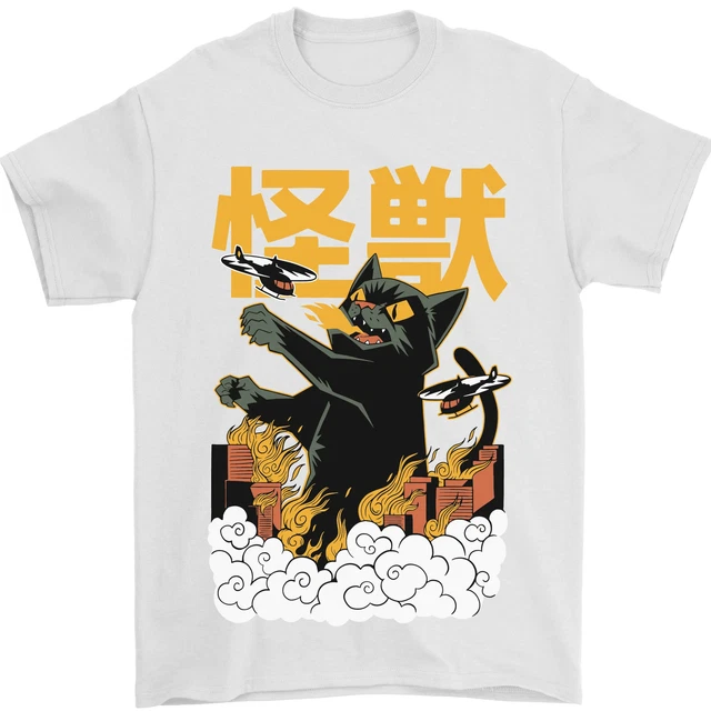 Hot Trending Catzilla Funny Cat Monster T-Shirt Design Preview Only ...