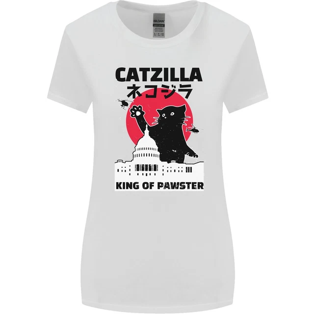 Hot Trending Catzilla Funny Cat Parody T-Shirt Design Preview Only ...