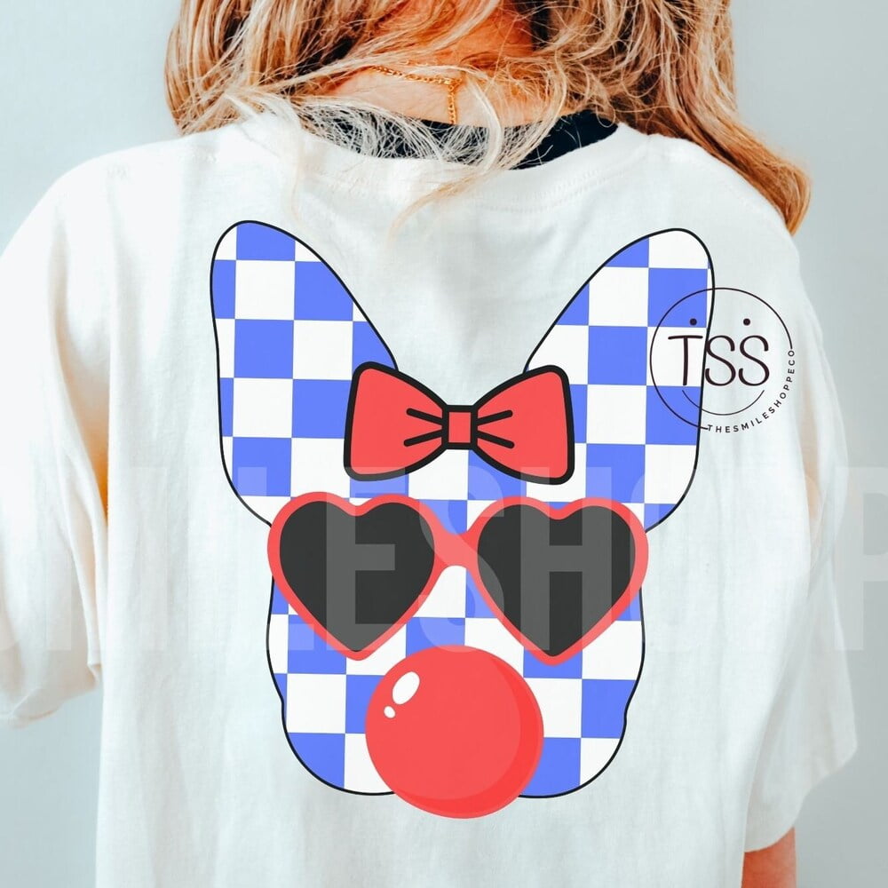 Hot Trending Checkered Frenchie Mascot USA 4th of July Shirt blowing ...