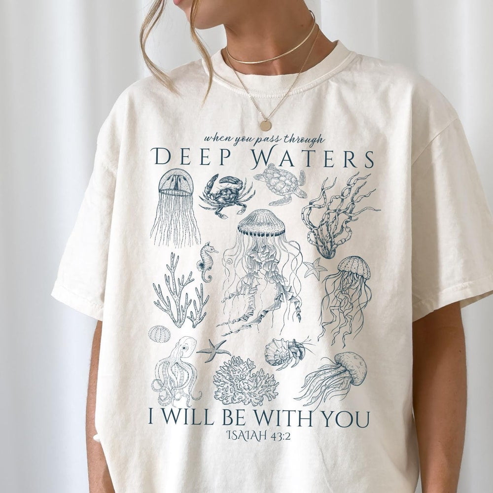 Hot Trending Christian Ocean Animal, Coastal Sea Life, Trendy Beachy ...