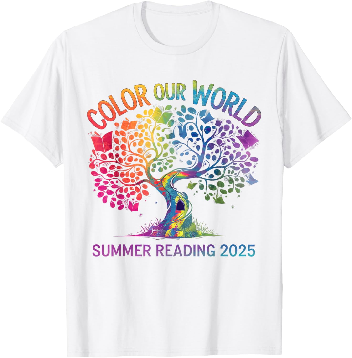 Hot Trending Color Our World Summer Reading Program 2025 Books Tree ...