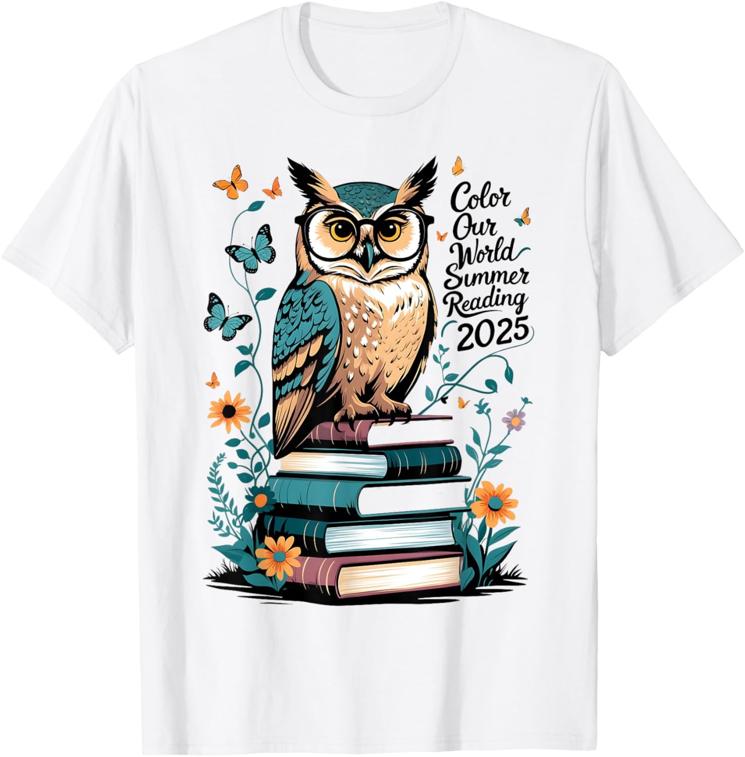 Hot Trending Color Our World Summer Reading Program 2025 Owl Vintage ...
