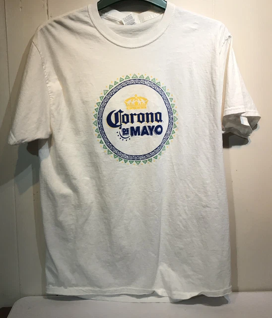 Hot Trending Corona De Mayo Beer Novelty Graphic T-Shirt White Menâ€™s ...