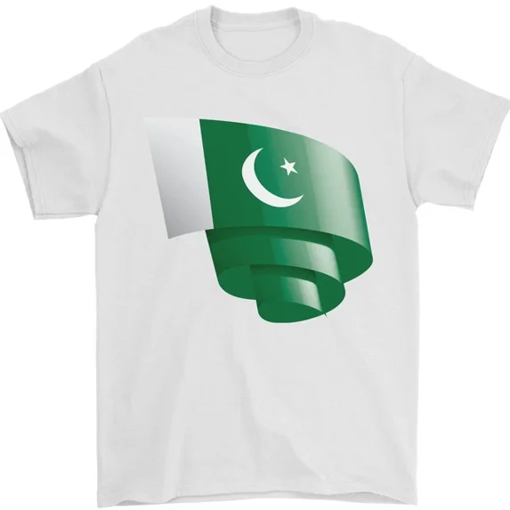 Hot Trending Curled Pakistan Flag Pakistani Day Football T-Shirt Design ...