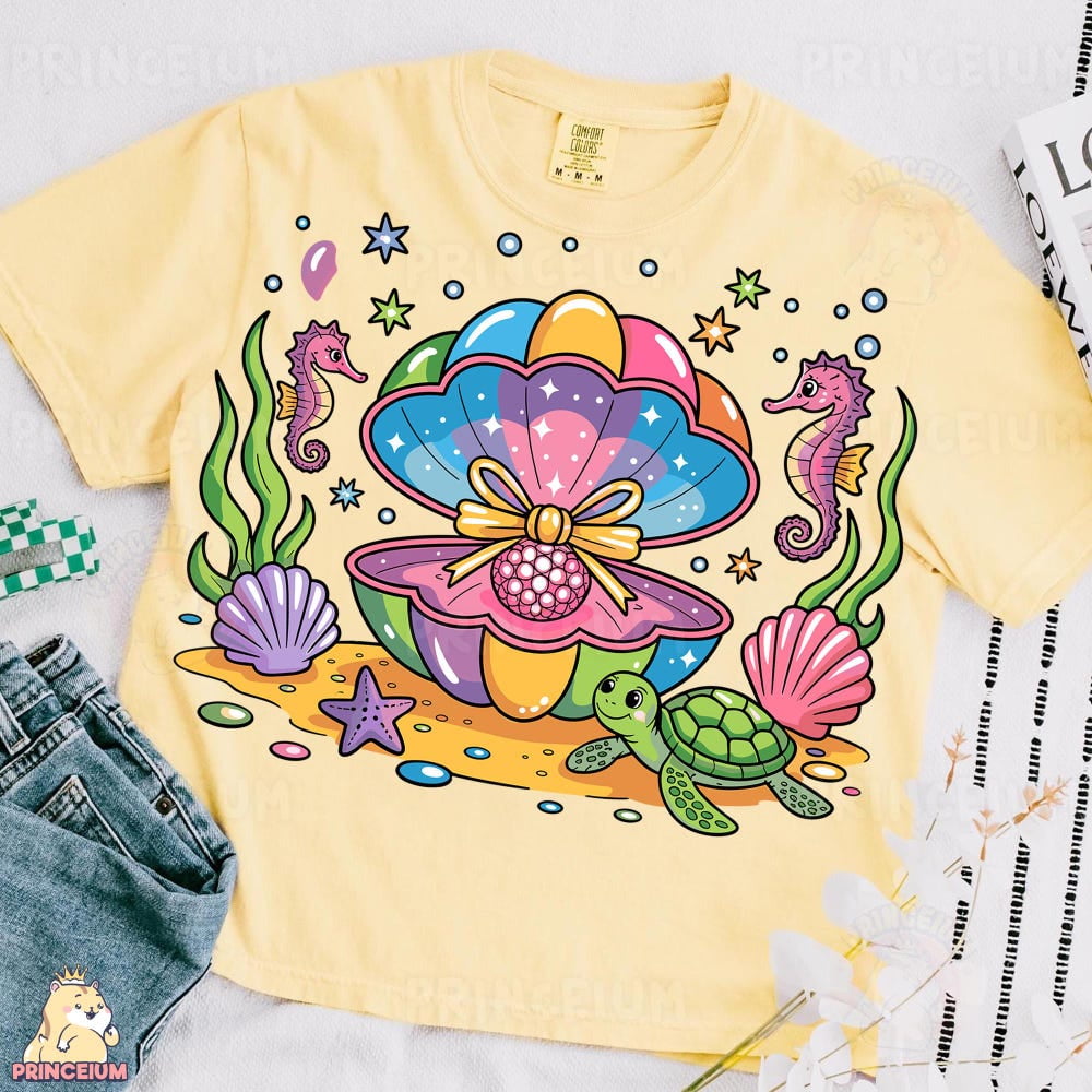 Hot Trending Cute Ocean Pearl, Sea Turtle Shell, Under The Sea Summer ...