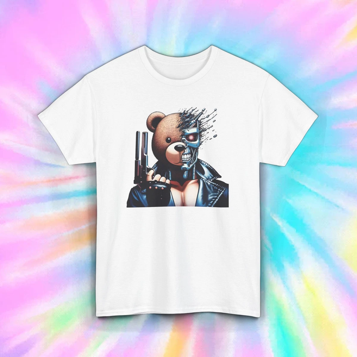 Hot Trending Cyber Teddy Shirt Funny Cyborg Teddy Bear Gift Design ...