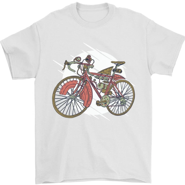 Hot Trending Cycling Steampunk Bicycle Bike Cyclist T-Shirt Design ...