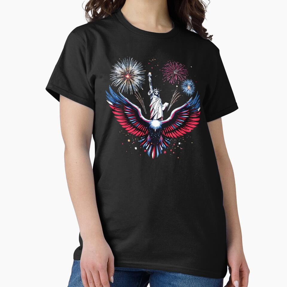 Hot Trending Emblazon: Liberty'S Fiery Ascension Classic T-Shirt, Gift ...